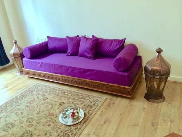 Luxurious Moroccan Sofa Arabian Bench|Best Moroccan Furniture In UK - MoroDeco