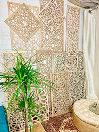 Large Moroccan Decorative wood panels | Moroccan Geometrical Panels ...