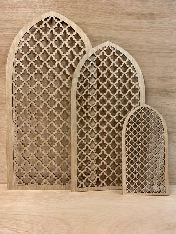 Large Moroccan Decorative wood panels | Moroccan Arched Panels - MoroDeco