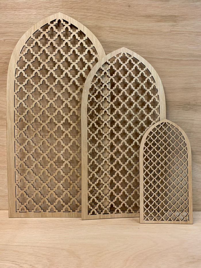 Large Moroccan Decorative wood panels | Moroccan Arched Panels - MoroDeco