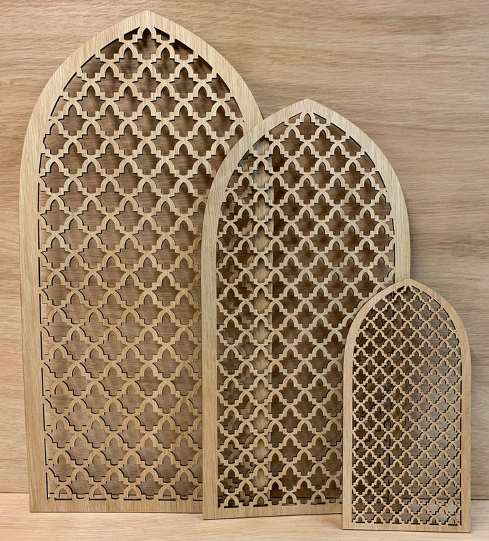 Large Moroccan Decorative wood panels | Moroccan Arched Panels - MoroDeco