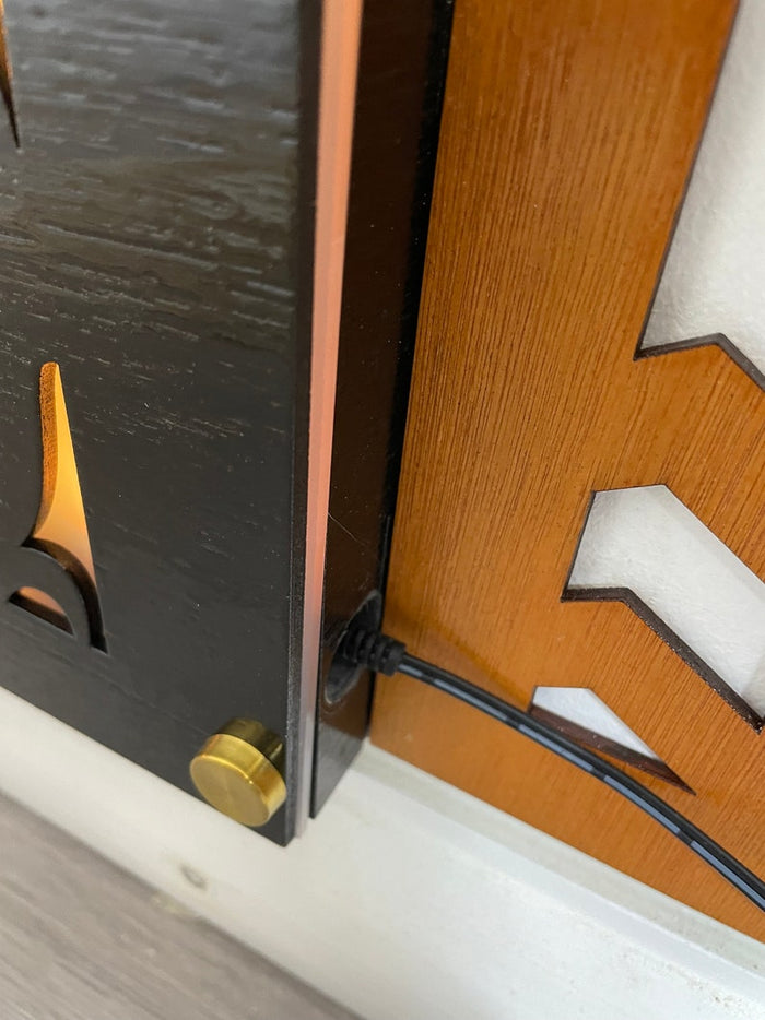 Mihrab Prayer Room LED Islamic Art | Islamic Calligraphy Allah Kufic S ...